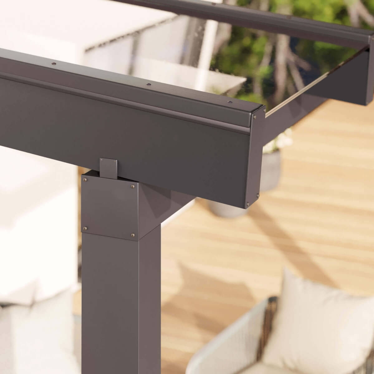 Terrassenüberdachung Aus Glas And Aluminium Glasprofi24