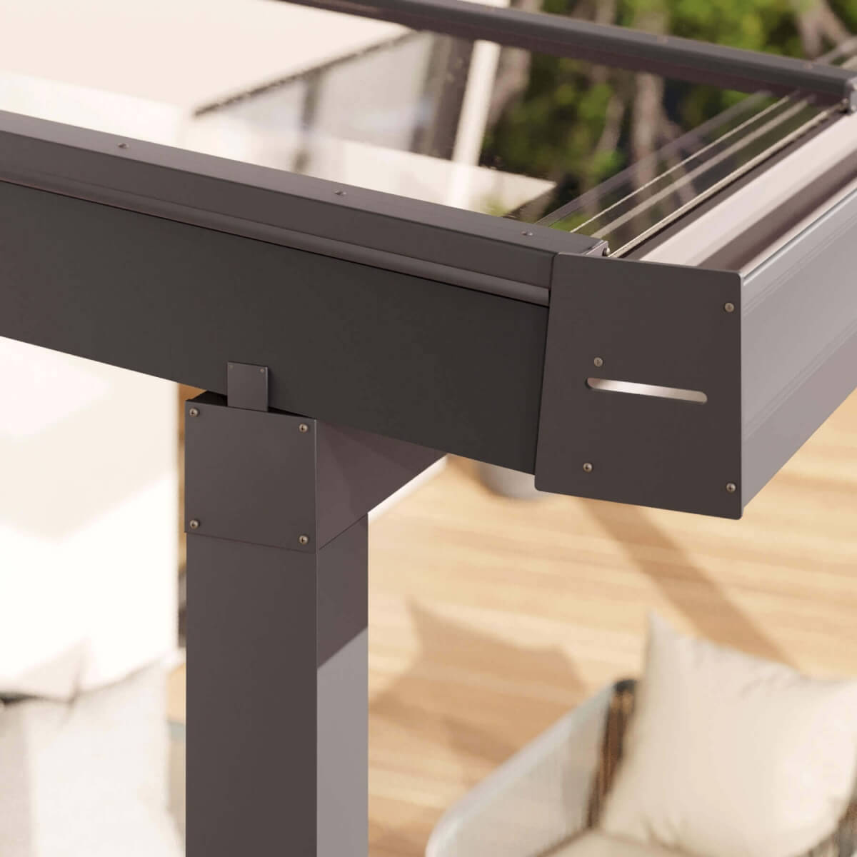 Terrassenüberdachung Aus Glas And Aluminium Glasprofi24